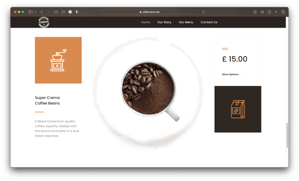 Caffe Crema - SIMPLY CREATIVE AGENCY